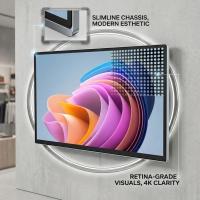 China 43 Inch 4K UHD Wall-Mounted Digital Signage Display with Android 16 CMS and Ultra-Narrow Bezel for sale