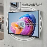 China 43 Inch 4K UHD Digital Signage Display with 10-Point Capacitive Touch for Interactive Kiosks for sale