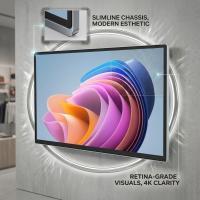China 43 Inch 4K UHD Wall-Mounted Digital Signage Display with Android 16 CMS and Ultra-Narrow Bezel for sale