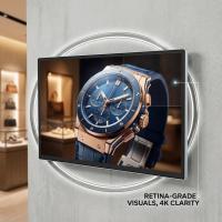 China 32 Inch FHD Wall-Mounted Digital Signage Display with Android 16 CMS and Ultra-Narrow Bezel for sale