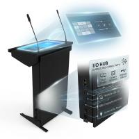 China 15.6-21.5 Inch Android 14 Digital Podium Wireless Screen Mirroring Conference Lectern for sale