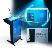 China 22-19 Inch Android 14 Touchscreen Digital Podium Interactive Training Center Lectern for sale