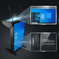China 32-24 Inch Dual Touch Digital Podium Windows 11 Pro University Lecture Hall Teaching System for sale