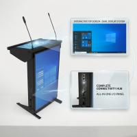 China 22-19 Inch Android 14 Touchscreen Digital Podium Interactive Training Center Lectern for sale