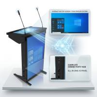 China 15.6-21.5 Inch Android 14 Digital Podium Wireless Screen Mirroring Conference Lectern for sale