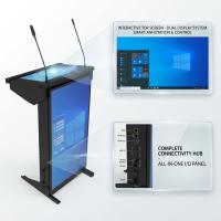 China 32-24 Inch Dual Touch Digital Podium Windows 11 Pro University Lecture Hall Teaching System for sale