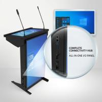 China 43-22 Inch Digital Podium Windows 11 Multi-Interface Conference Room Presentation Lectern for sale