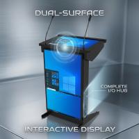 China 55-32 Inch Android 14 Digital Podium Wireless Collaboration Training Center Lectern for sale