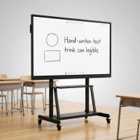 China 65 Inch 4K Interactive Smart Board QM-65HY Mobile Stand Bundle Classroom Accessibility Display for sale