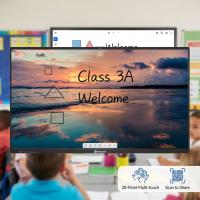 China 65 Inch T982 Chip 4K Interactive Whiteboard QM-65HY 4+32G K12 District Rollout Smart Panel for sale