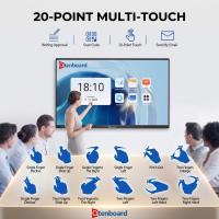 China 65 Inch T982 Chip 4K Interactive Whiteboard QM-65HY 4+32G K12 District Rollout Smart Panel for sale