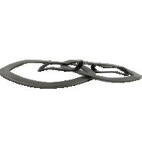 China Corrosion Resistant Single Turn Wave Spring Dacromet Coated High Tensile Strength for sale