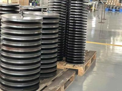 China Non-magnetic Stainless Steel Disc Spring Stack Maintains 95% Clamping Tension with Silver Plating for Electrical Busbars for sale