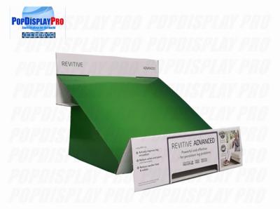 China Slant Shelf Cardboard Counter Displays Lightweight For Revitive Medical Device for sale