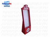 China Peg Hook Cardboard Retail Floor Displays Visual Merchandising For Christmas Gift Cards for sale