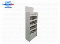 China Sweat Candy Cardboard Shelving Displays Visual Promotional With Insert for sale