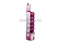 China Retail Temporary Personal Skin Care 5-shelf Promotional Cardboard POP Display for sale