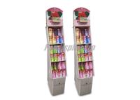 China Elegant Custom POS Cardboard Candy Display Recyclable With 3 Tiers for sale