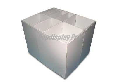 China Foldable Cardboard Retail Pallet Displays 9 Segments Easy Assembly for sale