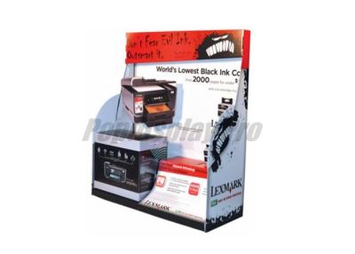 China Cardboard Half Pallet Display 2 Top-Round Side Boards For Lexmark Ink for sale