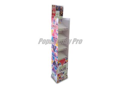 China Impact Graphics Cardboard Candy Display Lightweight With Four Shelves for sale