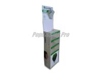 China 3D Poster Printed Cardboard Shelf Display Recyclable For Green Led Lights for sale