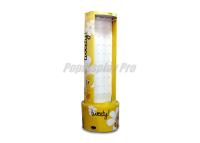 China Rigid Recyclable Cardboard Merchandising Displays Round Base With 40 Hooks for sale