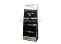 China 24 Hook Cardboard Point Of Sale Display Stands 3 Tier Full Color Printed for sale