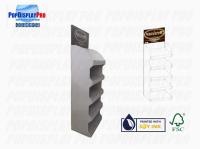 China Temporary Retail Cardboard POS Display Floor Standing Chocolates Store Shelf for sale