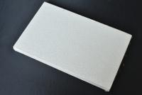 China Class A Fire Rated Acoustic Glass Wool Ceiling Tiles Square Edges Fiberglass Panels for sale