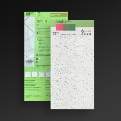 China Project Solutions Capability Mineral Wool Ceilings Square Edge Acoustic Ceiling Tiles for sale
