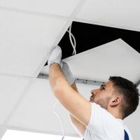 China Mineral Wool Board For Damp Proof Ceilings In Strong Office Workshop for sale