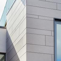 China Customized Colors Non Asbestos Fiber Cement Siding Board for Theatre Applications for sale