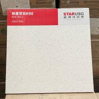 China Interior Decoration Materials Mineral Wool Board for Sound Proof Office Ceiling 600 * 600 for sale