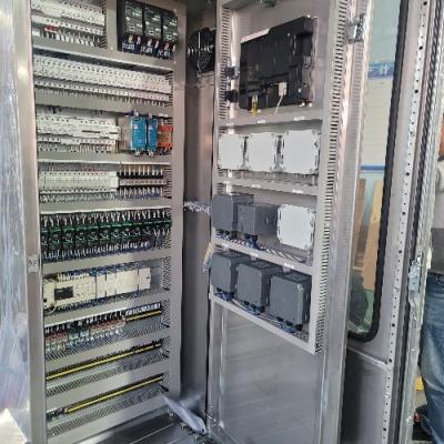 China PLC Control Cabinet for Waste Gas Treatment - IP54 to IP66 Rated, 600x400x300mm to 1800x1500x1000mm Sizes, CE Certified for sale