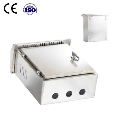 China 304/316 Stainless Steel Electrical Enclosure IP66 Rated with 1.2mm Construction for Harsh Industrial Environments for sale