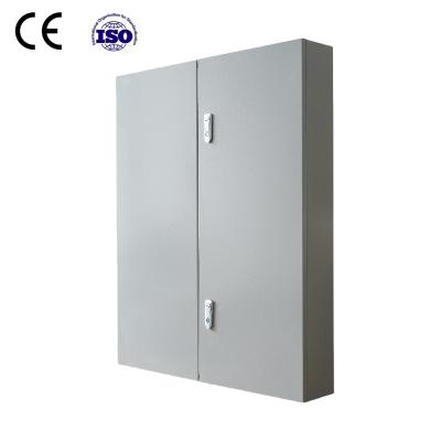 China Double Door Carbon Steel Electrical Enclosure Wall Mount Cabinet with Key Lock - IP65 Waterproof, Custom Sizes 600x400x400mm to 1500x1000x2300mm for sale