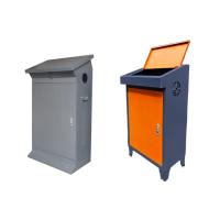 China Industrial Slant Faced Control Console Enclosure 1200-1500mm Height 500-800mm Width Metal Operation Platform for sale