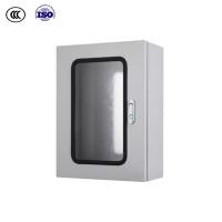 China IP55 IP65 Metal Electrical Cabinet Enclosure with Viewing Window - 300x200x150mm to 1800x800x600mm Custom Sizes for sale