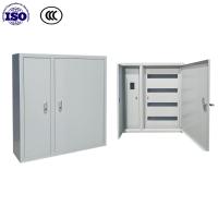 China Recessed Metal Electrical Cabinet 2 Doors Power Distribution Box 400x300x160mm IP65 for sale