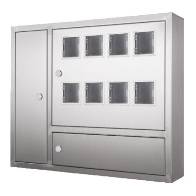 China Customizable Stainless Steel Electrical Meter Cabinet with IP55/IP65 Rating - 300x200x120mm to 1500x1000x400mm Sizes for sale