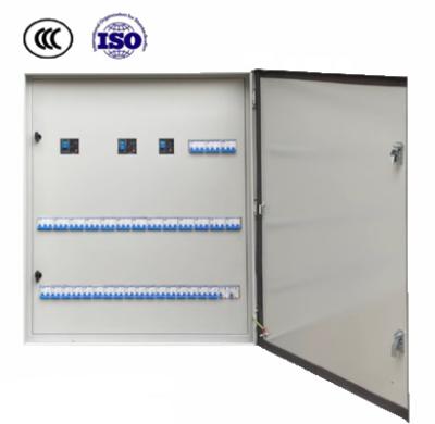 China Powder Coated Metal Wall Mounted Electrical Enclosure with Breaker Leakage Protector - IP30 to IP65 Rated, 6-20 Circuit Capacity for sale