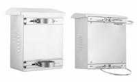China Outdoor Pole Mount Metal Electrical Enclosure IP65 Weatherproof Tower Monitoring Control Box for sale