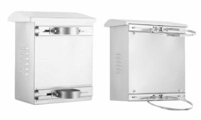 China Outdoor Pole Mount Metal Electrical Enclosure IP65 Weatherproof Tower Monitoring Control Box for sale