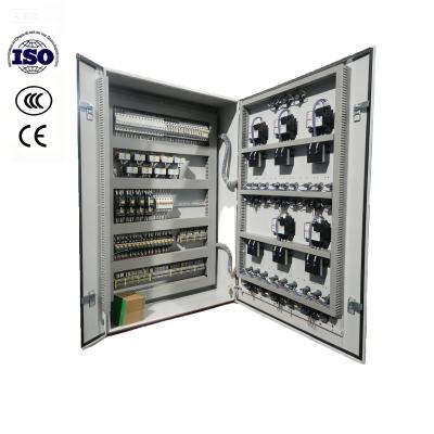 China Ground Source Heat Pump PLC Control Cabinet Single Door Key Lock Custom Size for sale
