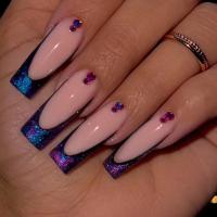 China Full Cover Professional Glossy ABS Plastic Recycled Packaging Press On Nails Custom Design for sale