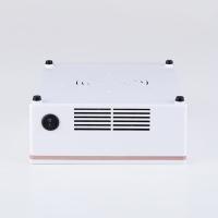 China OEM/ODM Accepted 60W Nail Dust Suction Collector White Nail Vacuum Cleaner with 3 Fan for sale
