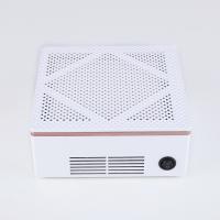 China OEM/ODM Accepted 60W Nail Dust Suction Collector White Nail Vacuum Cleaner with 3 Fan for sale