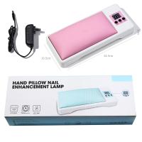 China Waterproof PU Pedicure UV Nail Lamp Wrist Pad for Nail Salon Art Pillow Arm Cushion Rest for sale