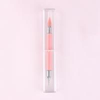 China Acrylic and Metal Dual Ended Stainless Steel Tips Nail Picker Dotting Pen Tool for Crystal for sale